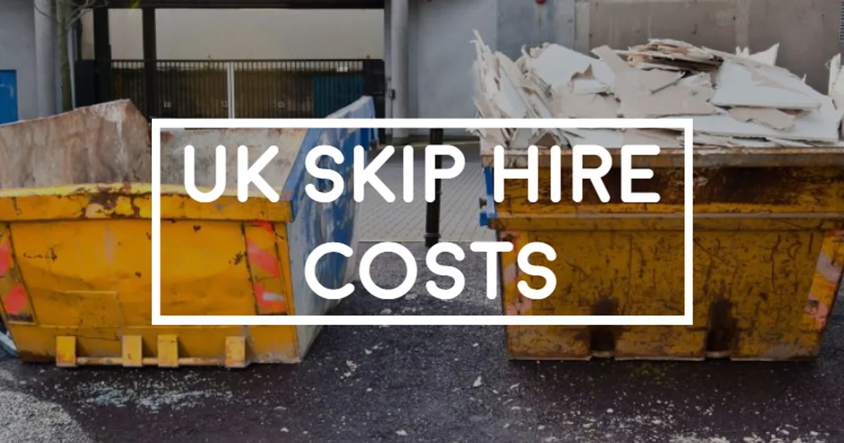 Average Skip Hire Prices 2022 | AnyJunk Blog